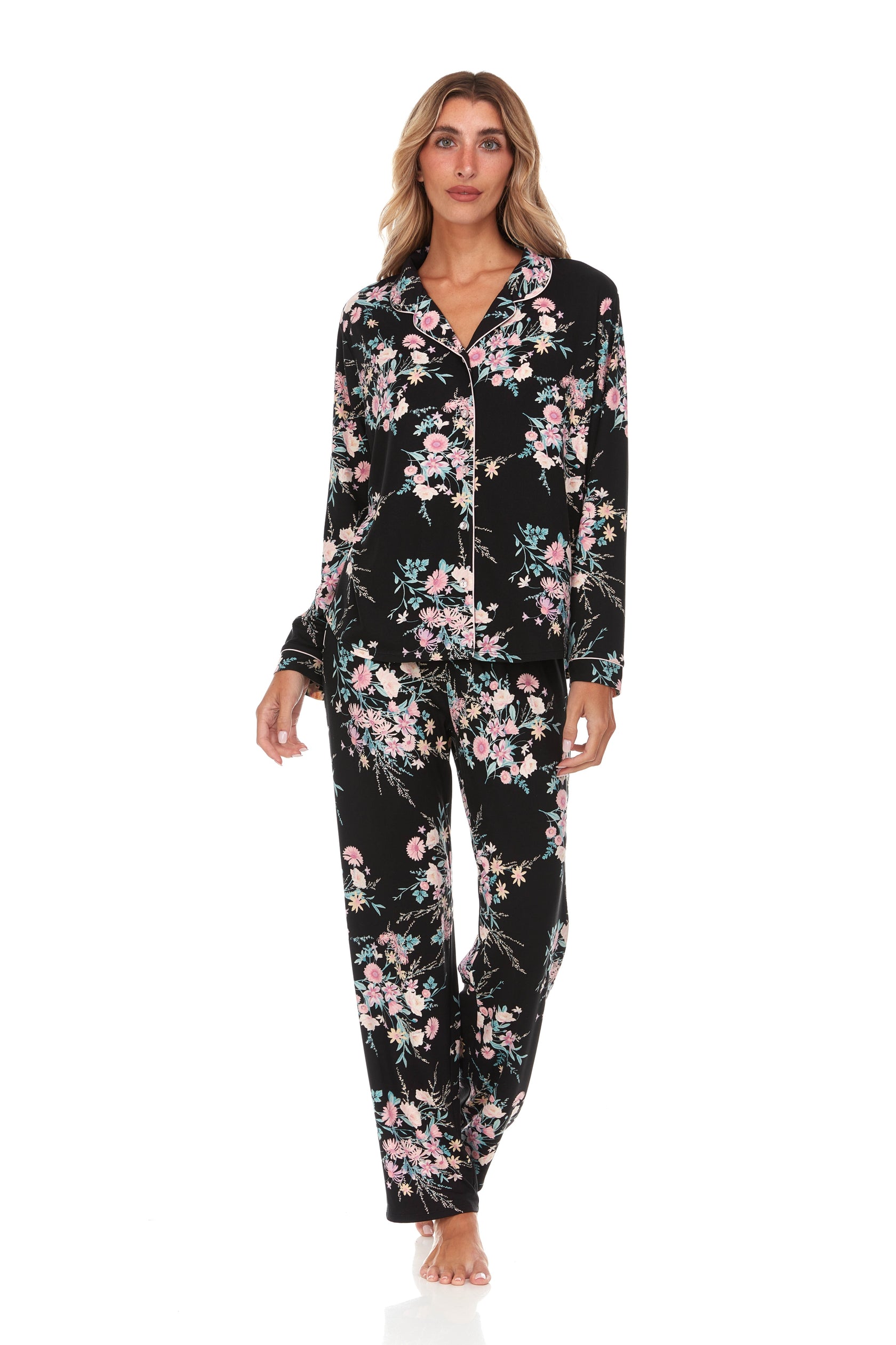 Lindsey Printed Pajama Set – Flora Nikrooz