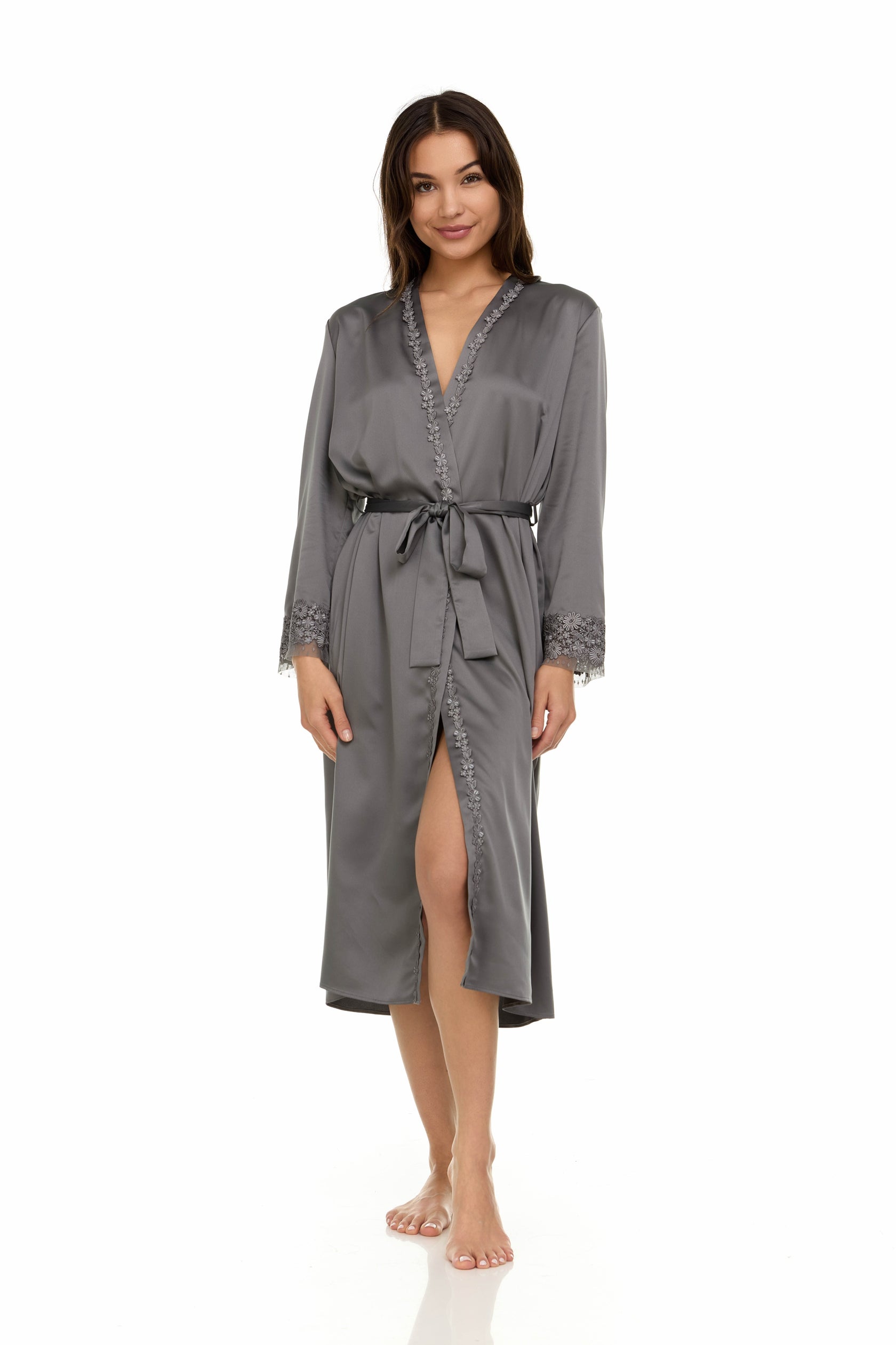 Showstopper Long Robe – Flora Nikrooz