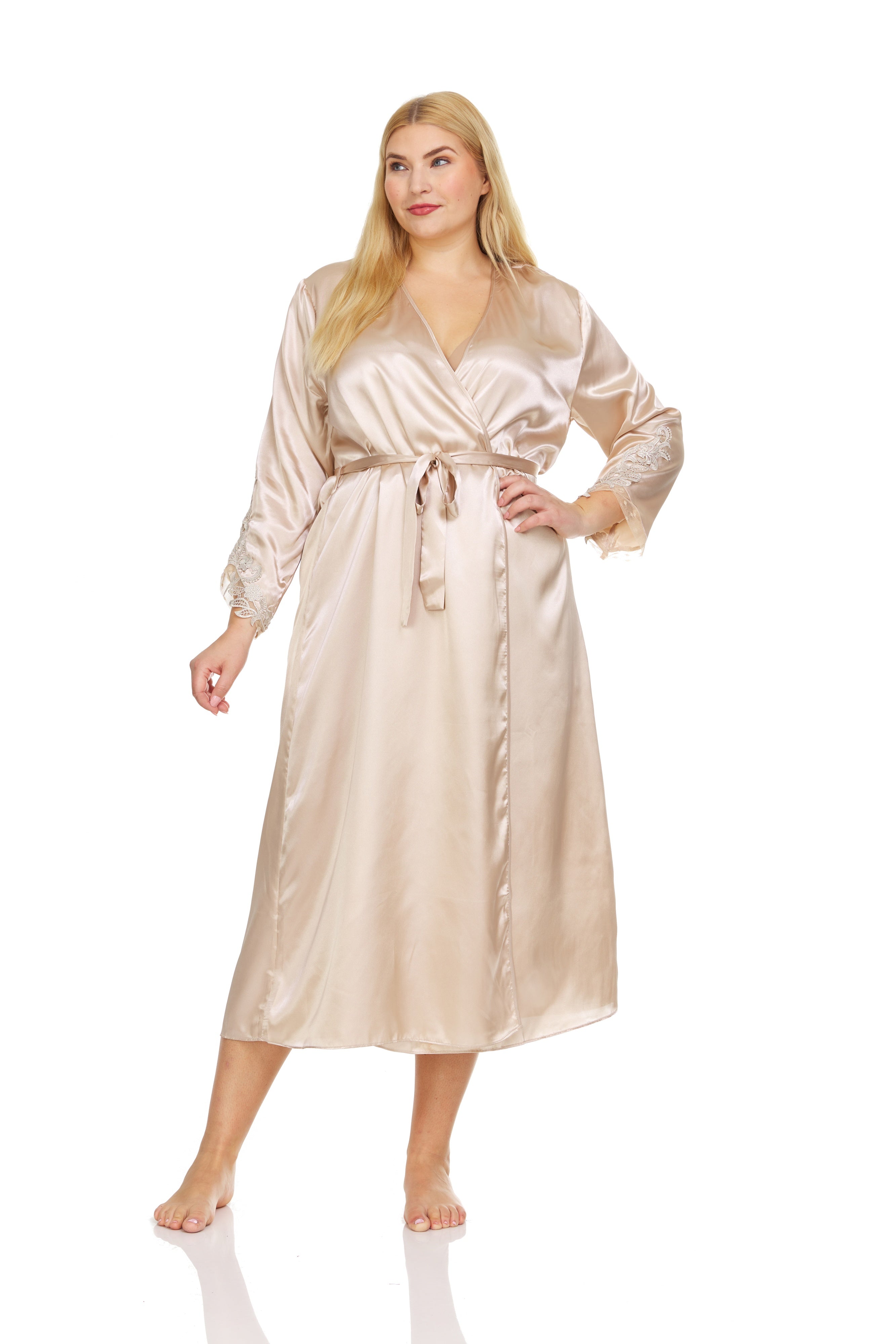 Stella Long Robe-Plus – Flora Nikrooz